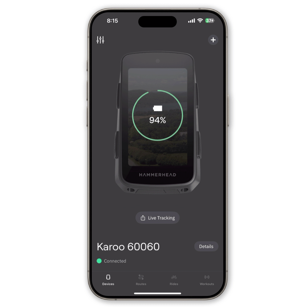 Companion App - Dashboard Features – Hammerhead